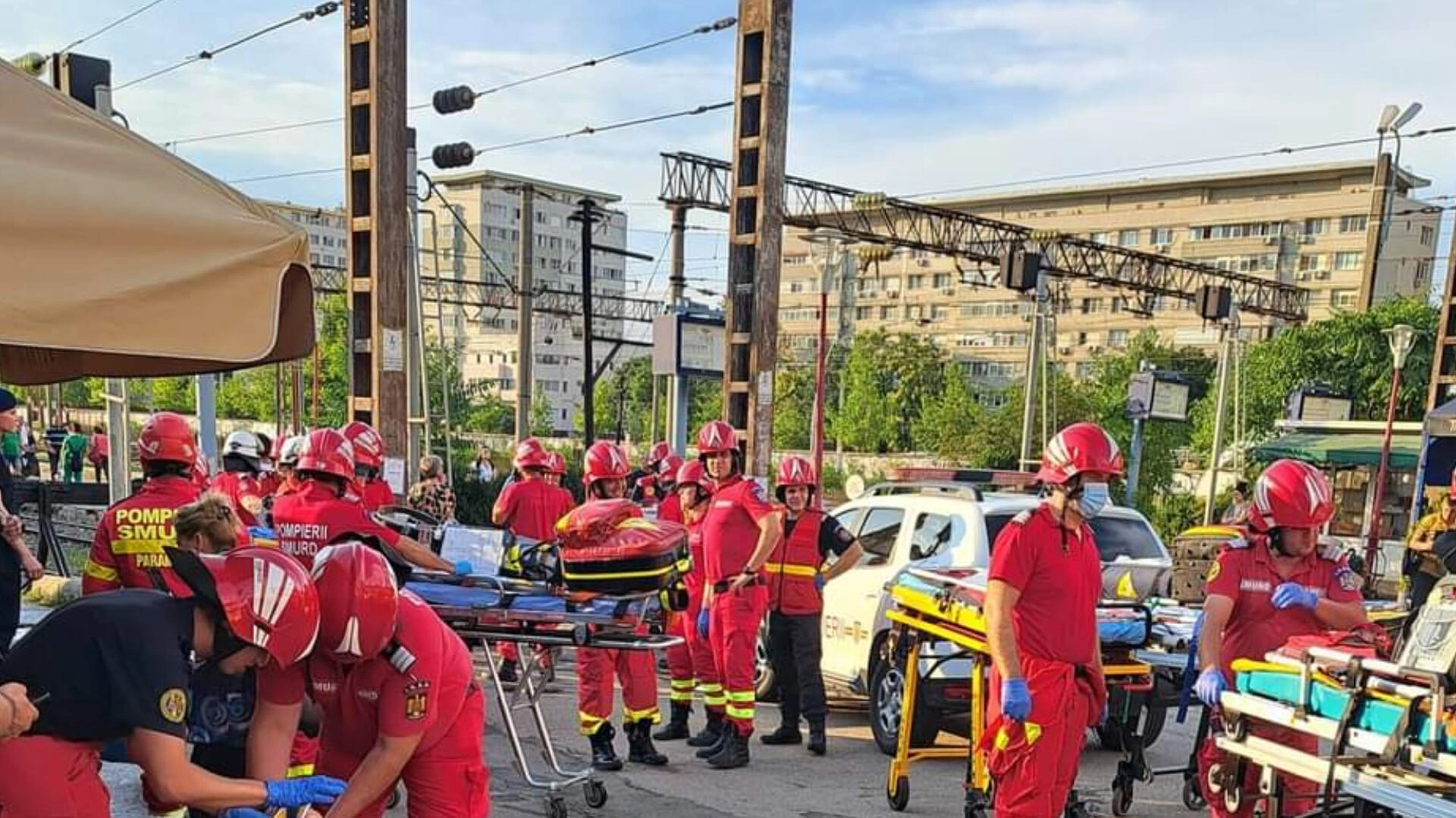 Accident feroviar în Gara Basarab din București! Locomotiva a rămas ...