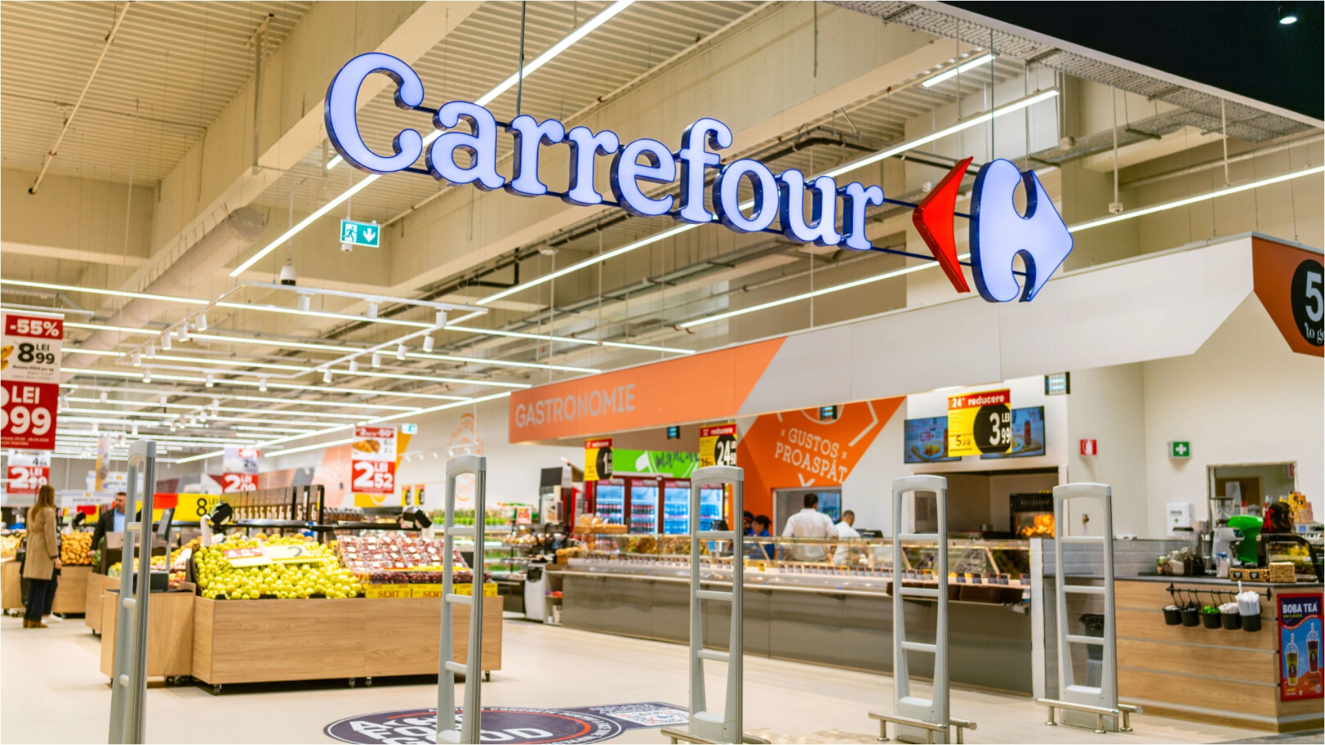 Carrefour îți cere doar jumătate din cât valorează produsele alese ...