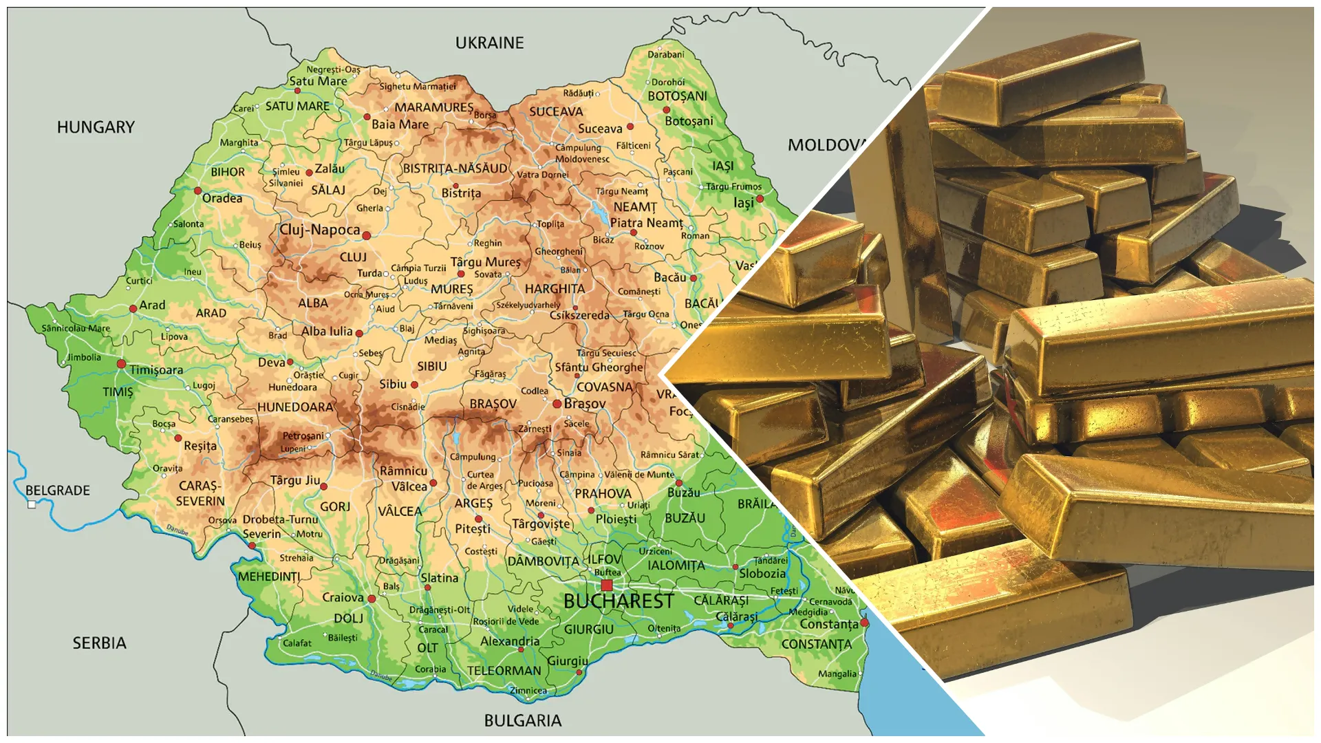 Tonele de aur din România pe care nu le exploatează nimeni. Bogăția ...